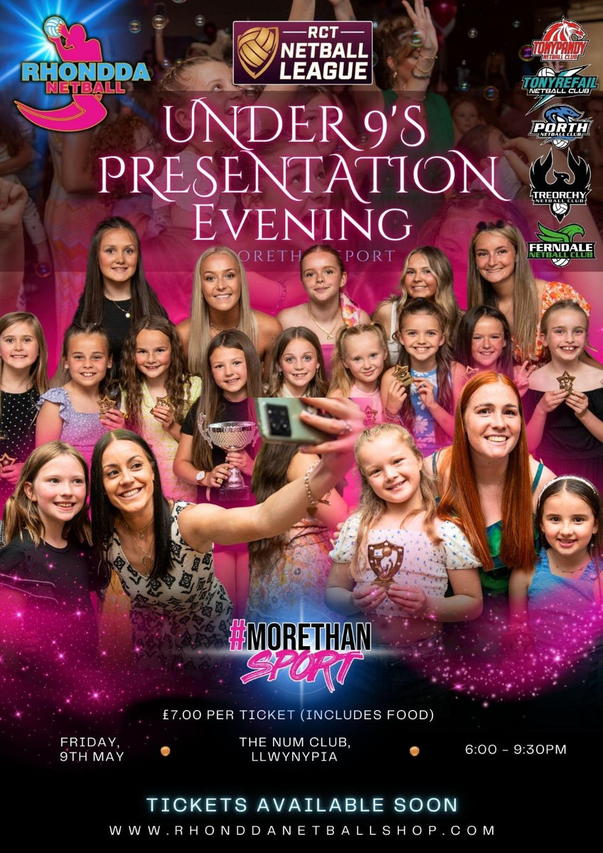 Under 9's Presentation Evening – Rhondda Netball